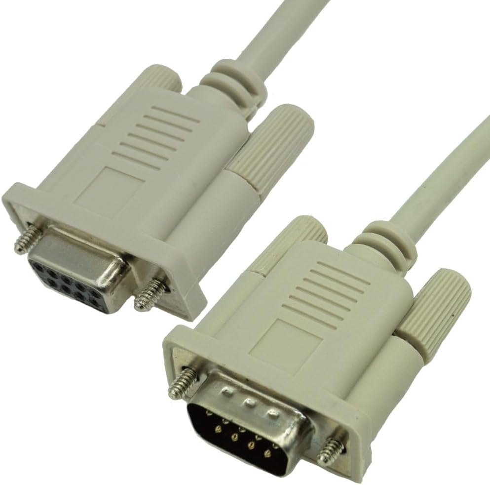 Amazon.co.jp: エスエスエーサービス RS232C シリアルケーブル ストレート結線 Dsub-9ピン（オス）- Dsub-9ピン（メス）1m SPC-RS232MF10S ...