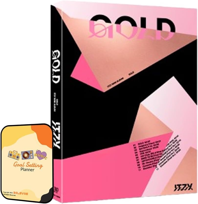 ITZY GOLD Album [ROSE GOLD ver.]+Pre Order Benefits+BolsVos Exclusive K ...