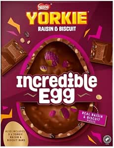 Yorkie Raisin & Biscuit Milk Chocolate Incredible Easter Egg 522g with ...