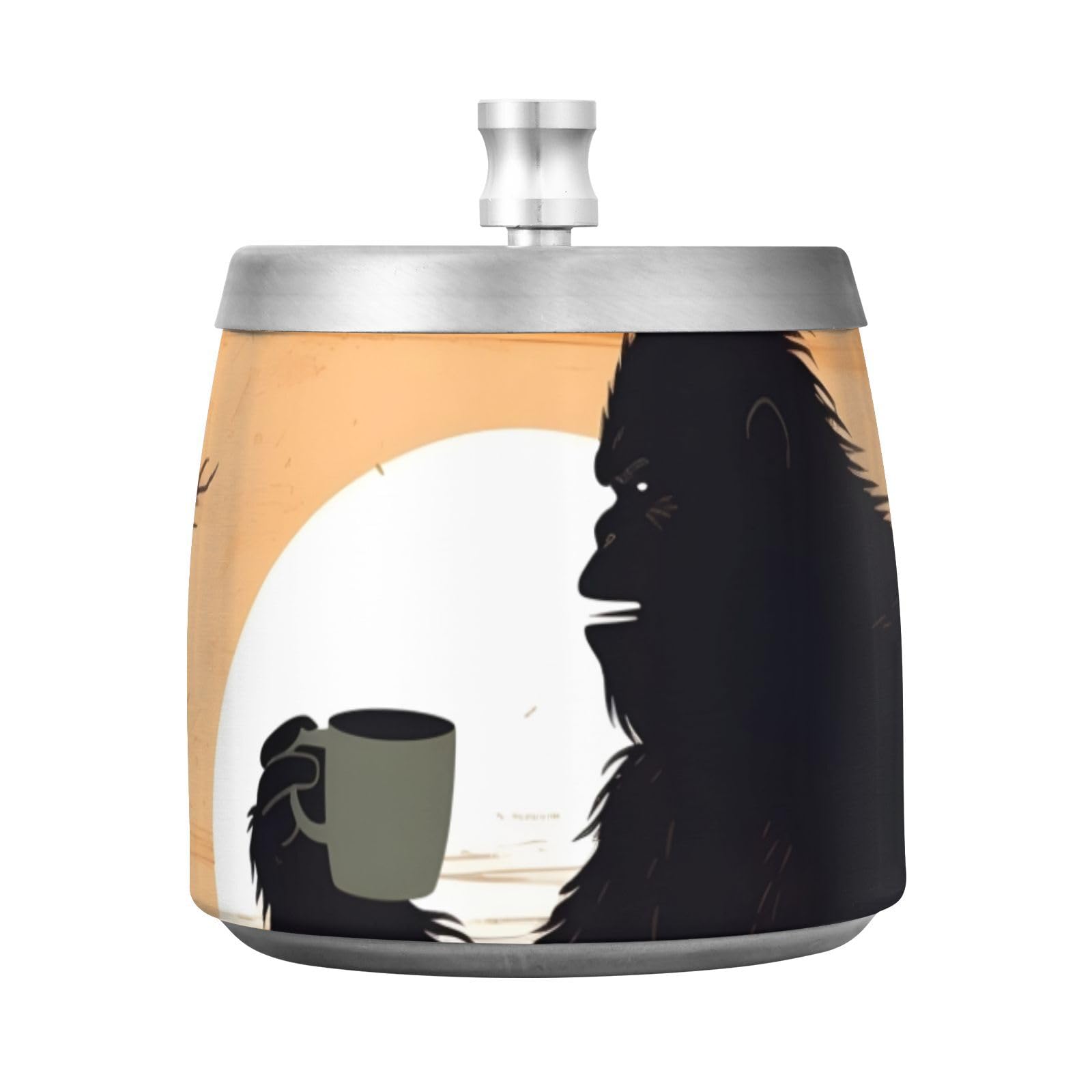Amazon.com: PDZRMY Coffee Sasquatch Sunset Ashtray with Lid for ...