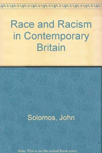 Amazon | Race and Racism in Contemporary Britain | Solomos, John ...