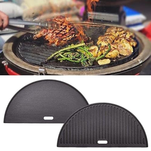 Grill Valueparts 18 Inch Half Moon Grate and Reversible Griddle ...