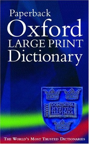 Oxford Large Print Dictionary : Elliott, Julia, Coventry, Lucinda ...