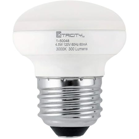 R14 LED Light Bulb, 4.5w (40w Equivalent), Dimmable, 300 Lumens, 3000k ...