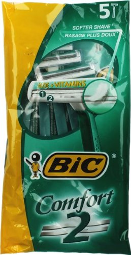 Bic Comfort 2 Razor (5 in 1Pack) : Amazon.in: Health & Personal Care