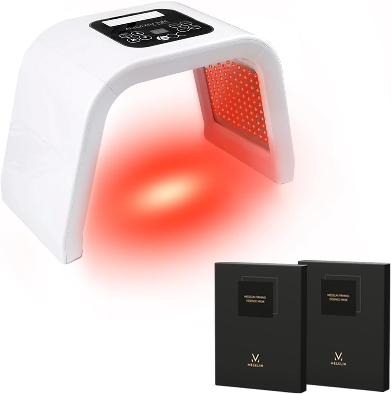 Amazon.com: MEGELIN led Light Therapy Machine and 2 * Essence Mask at ...