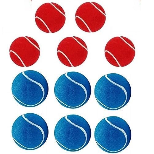 Buy Sports Tennis Cricket Ball Light Weight Standered Size, Cooton Blue ...