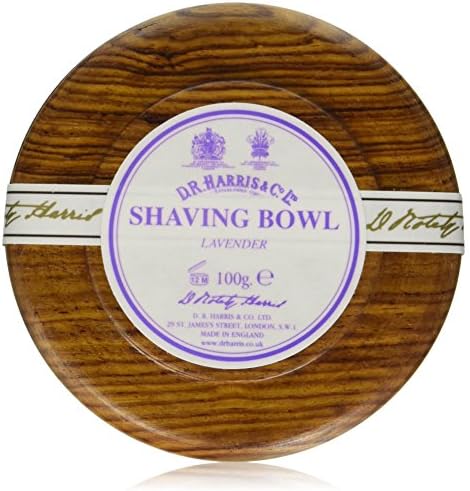 Amazon.com: D R Harris Lavender Shaving Soap in Beech Wood Bowl (100g ...