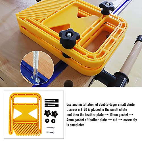 Adjustable Feather Board Set, Featherboard Attachment, Feather Edge ...