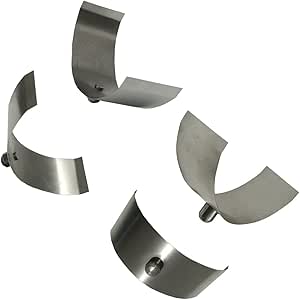 20 Pieces 9mm C-Shape Spring Snap Clips Push Button Spring Clip Locking ...