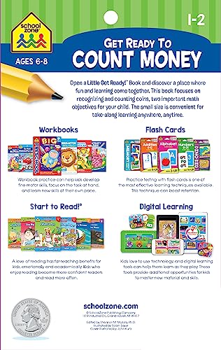Snapklik.com : School Zone Get Ready To Count Money Workbook: 48 Pages ...