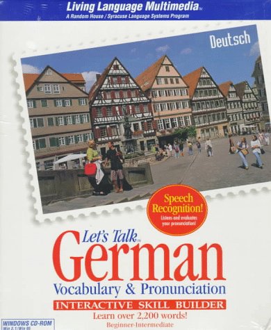 Amazon.com: Let's Talk German: Vocabulary & Pronunciation : Interactive ...