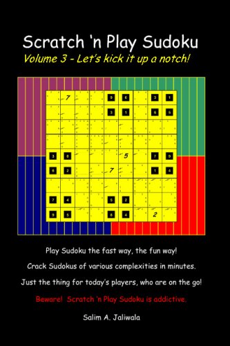 Scratch 'N Play Sudoku: Let's Kick It Up A Notch!: Jaliwala, Salim A ...