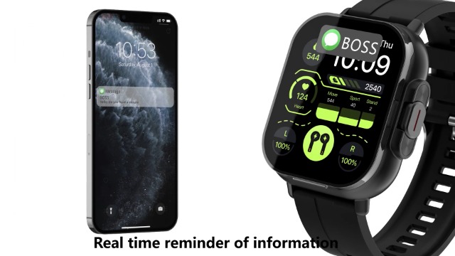 Watch Smart Watch with Earbuds D8 on Amazon Live