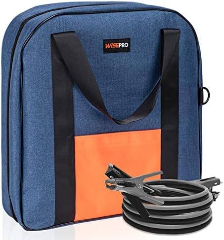 Jumper Cable Carry Bag for Electric Vehicles, Heavy Duty 600D Oxford ...