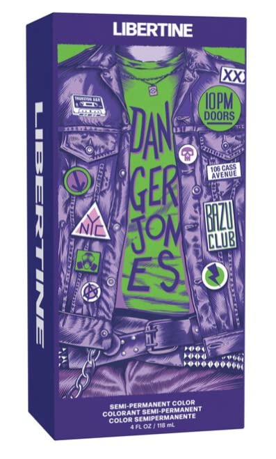 Amazon.com : Danger Jones Semi-Permanent Hair Color (Libertine - Violet ...