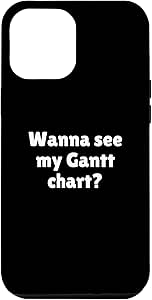Amazon.com: iPhone 14 Plus Funny Project Manager Gantt Chart Program Manager Nerd Geek Case ...