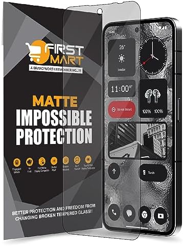 GADGET GEAR Nothing Phone 2 Matte Front Unbreakable Screen Protector ...