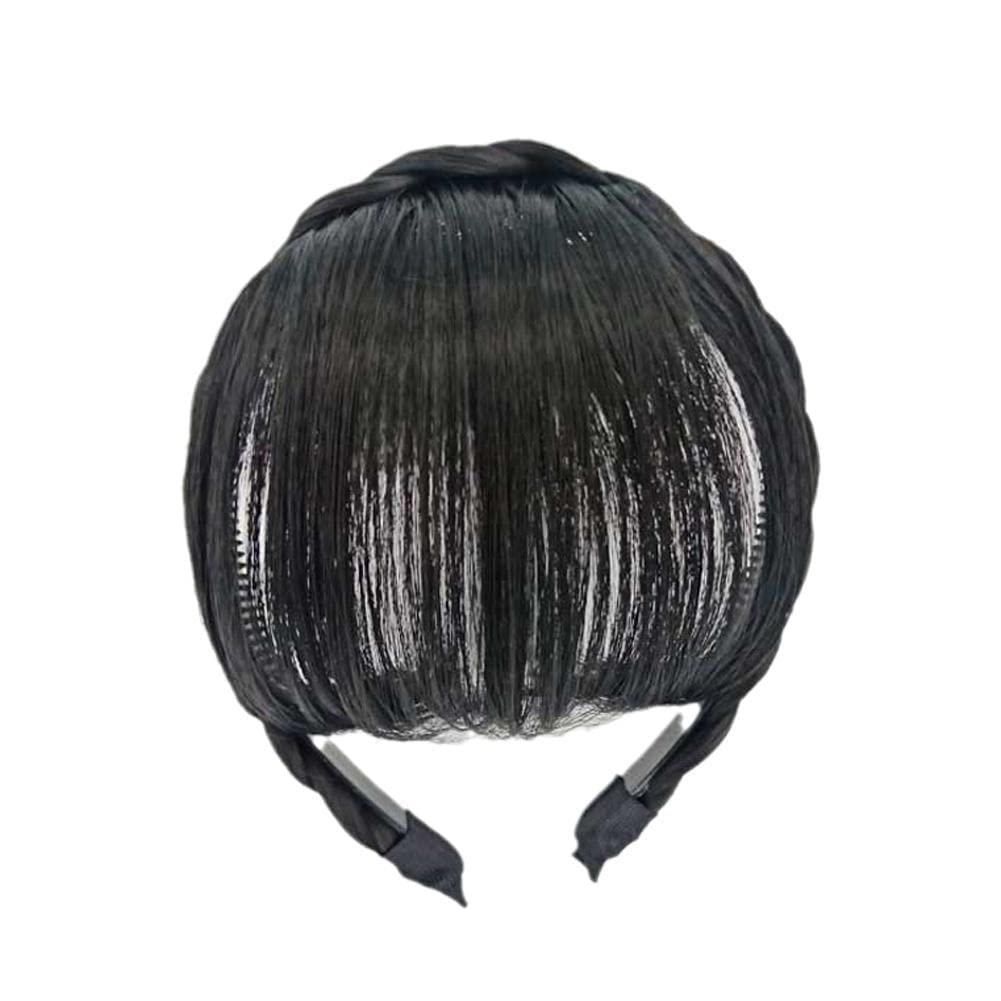 Amazon.com : JJLFresheners Natural Fake Bangs Hair Piece Clip Long Wig ...