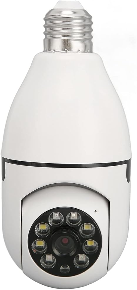 lonuo Cámara de Seguridad con Bombilla, Cámara de Seguridad con ...