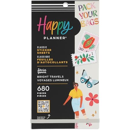 Amazon.com: Happy Planner Sticker Pack for Calendars, Journals, and ...