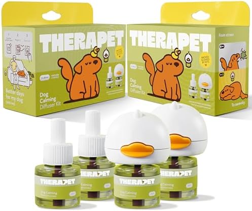 Amazon.com : TherapetMD 2-Pack 120-Days Dog Calming Diffuser Kits - Dog ...