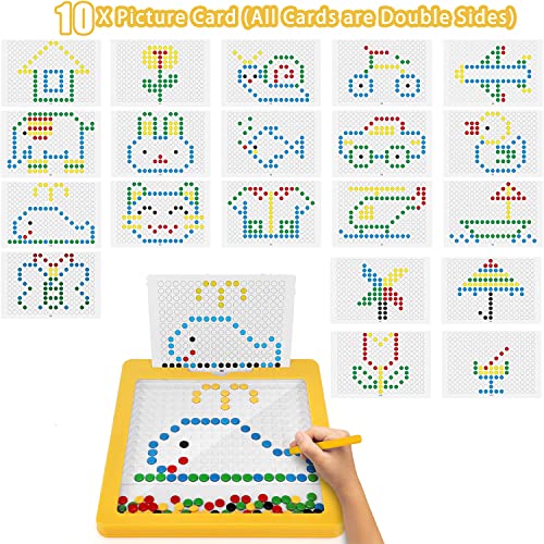 GISGOO Large Magnetic Doodle Drawing Board – Magnetic Dot Art for ...