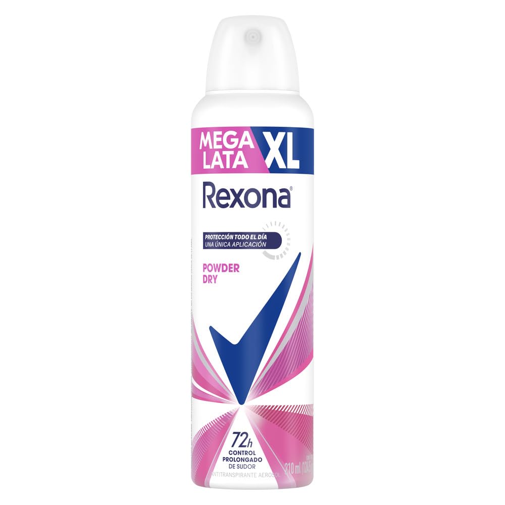 REXONA Antitranspirante XL en Aerosol Powder Dry, desodorante para ...