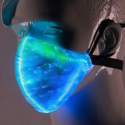 Amazon.com: NeonPunk Rechargeable LED Luminous Face Mask : Toys & Games
