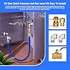 1675KIT48 Safety System Kit, 48" Mobile Gas Hose Connector Kit with 2 ...
