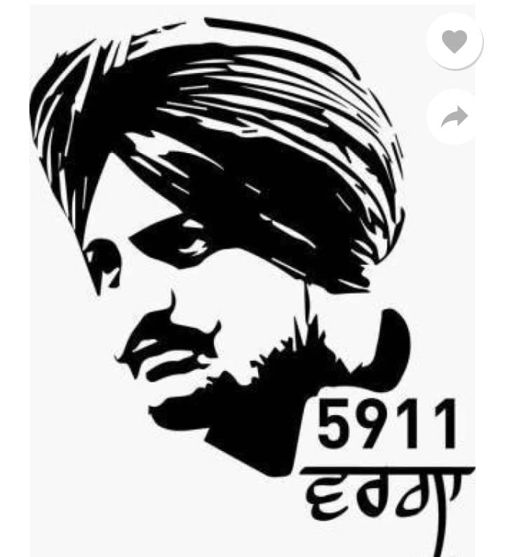 Sidhu moosewala Sticker Pack of 2 : Amazon.in: Car & Motorbike