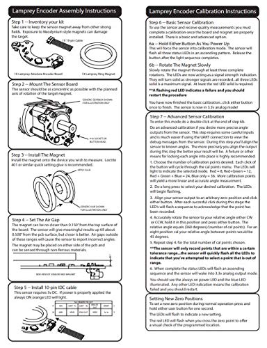 Buy 221 Robotic Systems Lamprey Absolute Rotary Encoder-Hollow Bore, 10-bit, Analog/UART/PWM ...