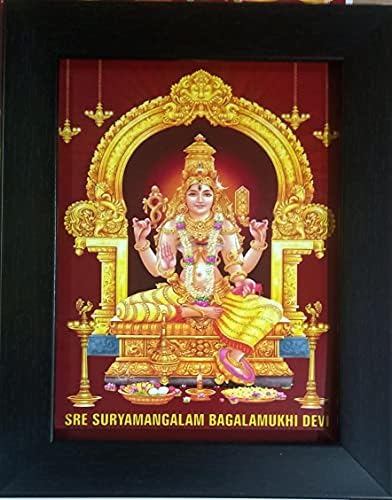 Framtastic Five in One Gods Photo Frame for Pooja, of Ganesha-Saraswati ...
