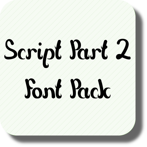 Script Part 2 Font Pack:www.amazon.com:Appstore for Android
