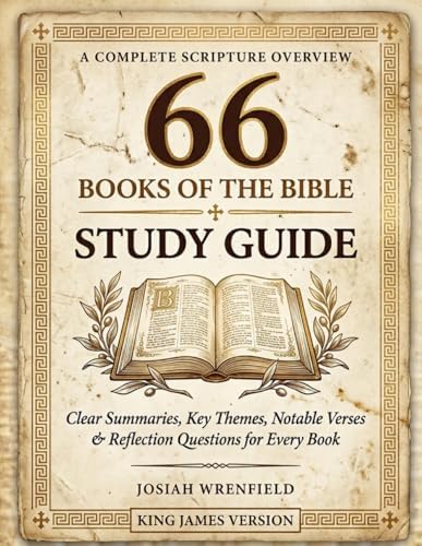 Bible Study Guide 66 Pages: Complete Summaries, Key Themes, KJV Verses ...