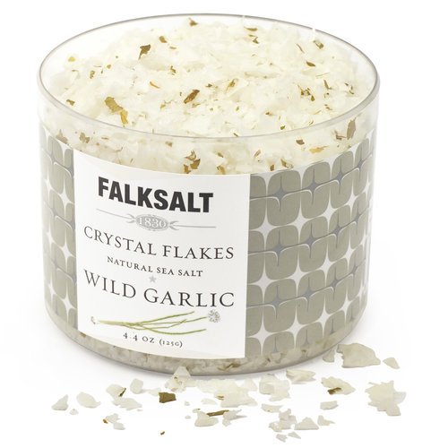 Amazon.com : FALKSALT | Wild Garlic Sea Salt Flakes 4.4oz. | Gourmet ...