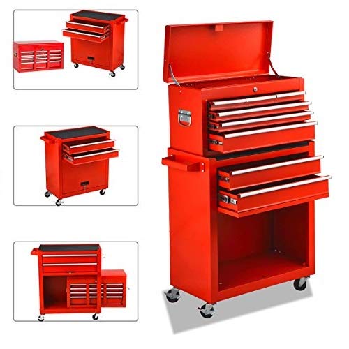 Buy 8-Drawer High Capacity Tool chest,Rolling Tool Box,Big Tool Storage ...