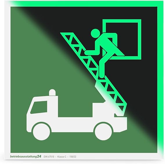 Amazon.com: Betriebsausstattung24 1000011 Safety Sign Fire Extinguisher ...