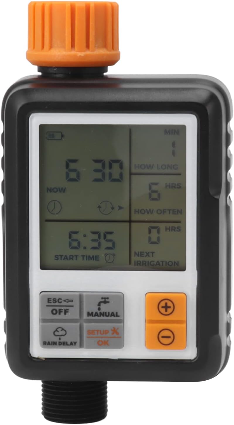 Digital Irrigation Timer, Manual Automatic ABS Delay Irrigation Water ...