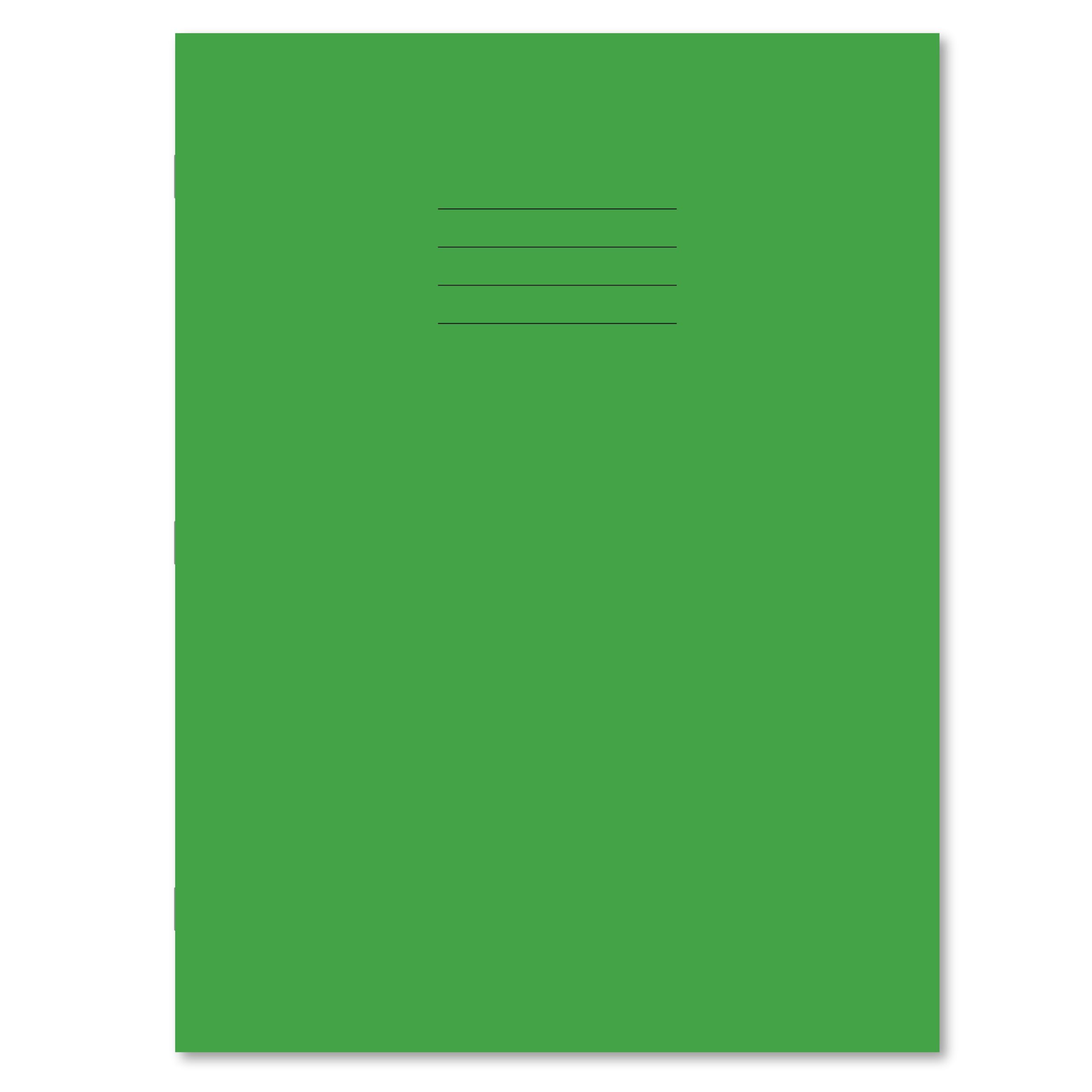 Hamelin A4+ Exercise Books 10mm Squared 80 page 45 pack in Light Green ...