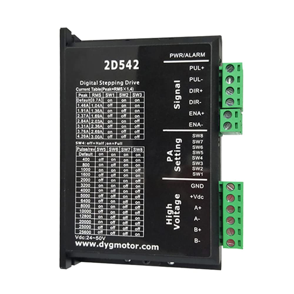 Amazon.com: CNC Digital Motor Driver 2D542 Stepper Motor Controller 2 ...