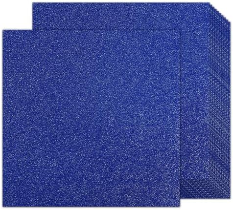 Amazon.com : 12x12 Double-sided Blue Glitter Cardstock - Goefun Glitter ...