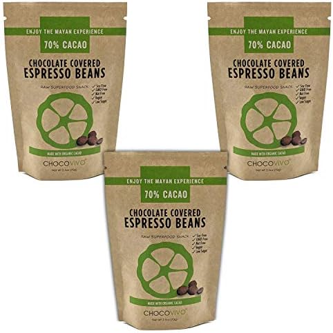 Amazon.com : Cacao Therapy Dark Chocolate Covered Espresso Beans 5.7 Oz ...
