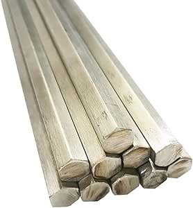 Amazon.com: BOXIQUAN 304 Stainless Steel Solid Hex Rod Bar Shaft Dia ...