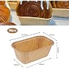 50Pcs Mini Loaf Cake Cases, Rectangular Greaseproof Paper Cupcake ...