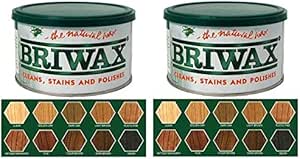 Amazon.com: Briwax Original Furniture Wax 16 Oz - Dark Brown (Two Pack ...