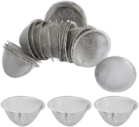 Hopzab 40 Pcs Stainless Steel Pipe Screen Filters, Adjustable Size ...