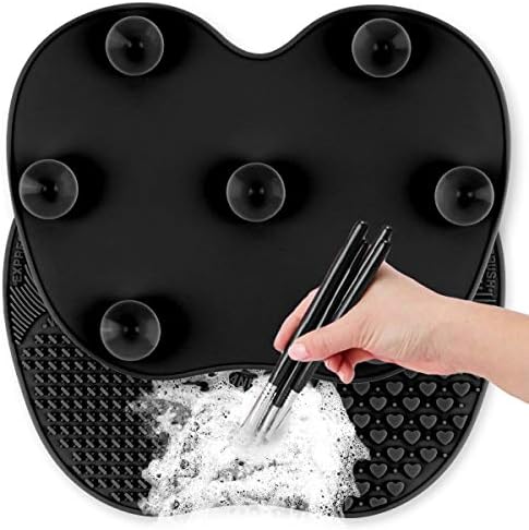 Amazon.com: Ranphykx Silicon Makeup Brush Cleaning Mat Makeup Brush ...