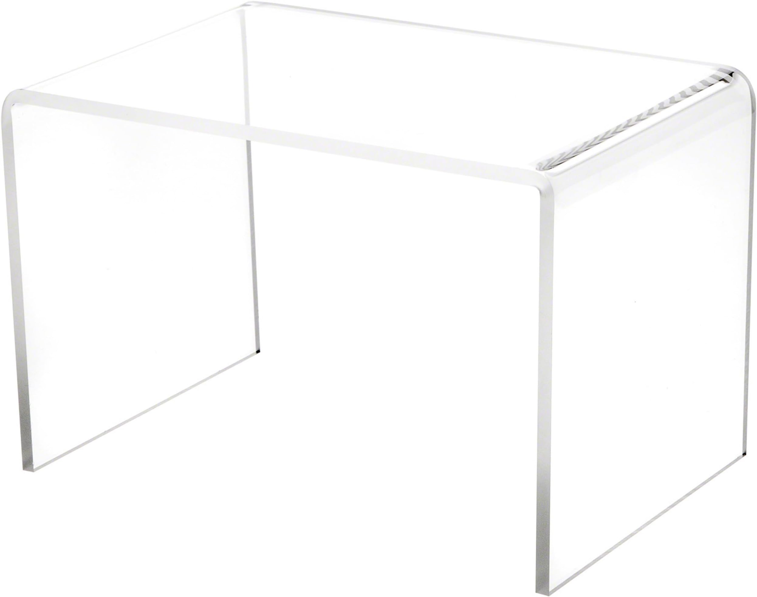 Amazon.com: Plymor Clear Acrylic Rectangular Display Riser, 6" H x 9" W ...
