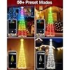 Amazon.com: 8FT Smart LED Outdoor Christmas Tree, App Control DIY Color ...